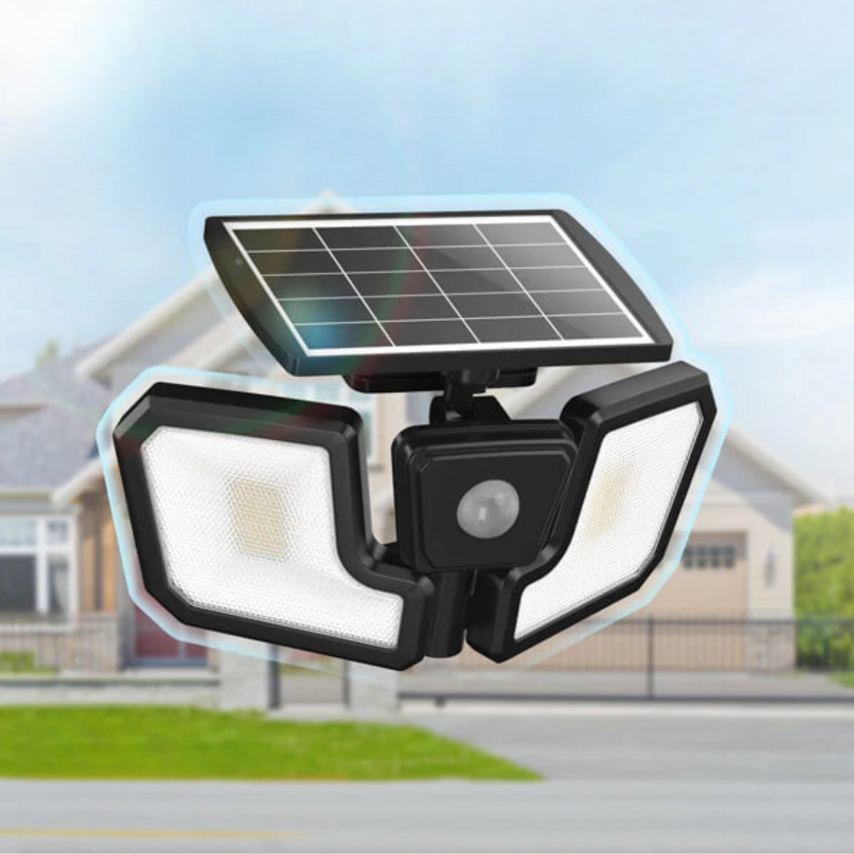 Solar Motion Security Lights 1600lm Samsung LED Beads Efficient